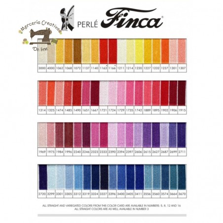 Ovillo hilo perlé Finca número 8 de 10gr